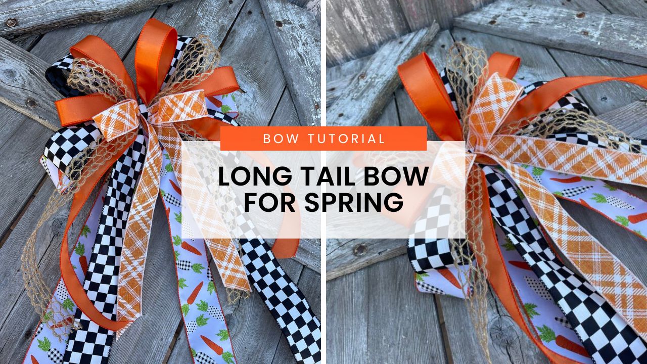 Long Tail Bow for Spring - Kelea's Florals