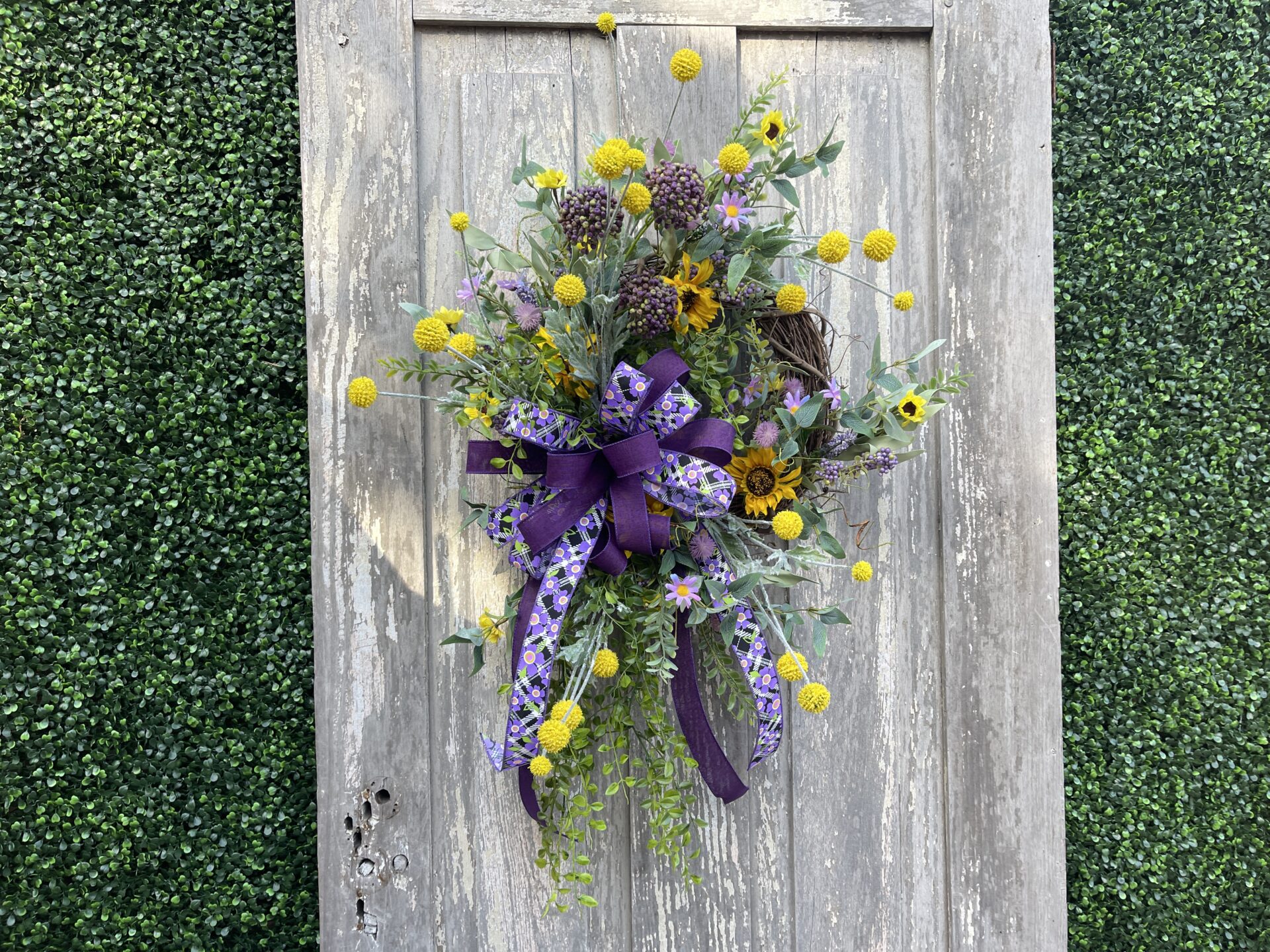 Yellow Wind Dancer Wreath Kit - Kelea's Florals