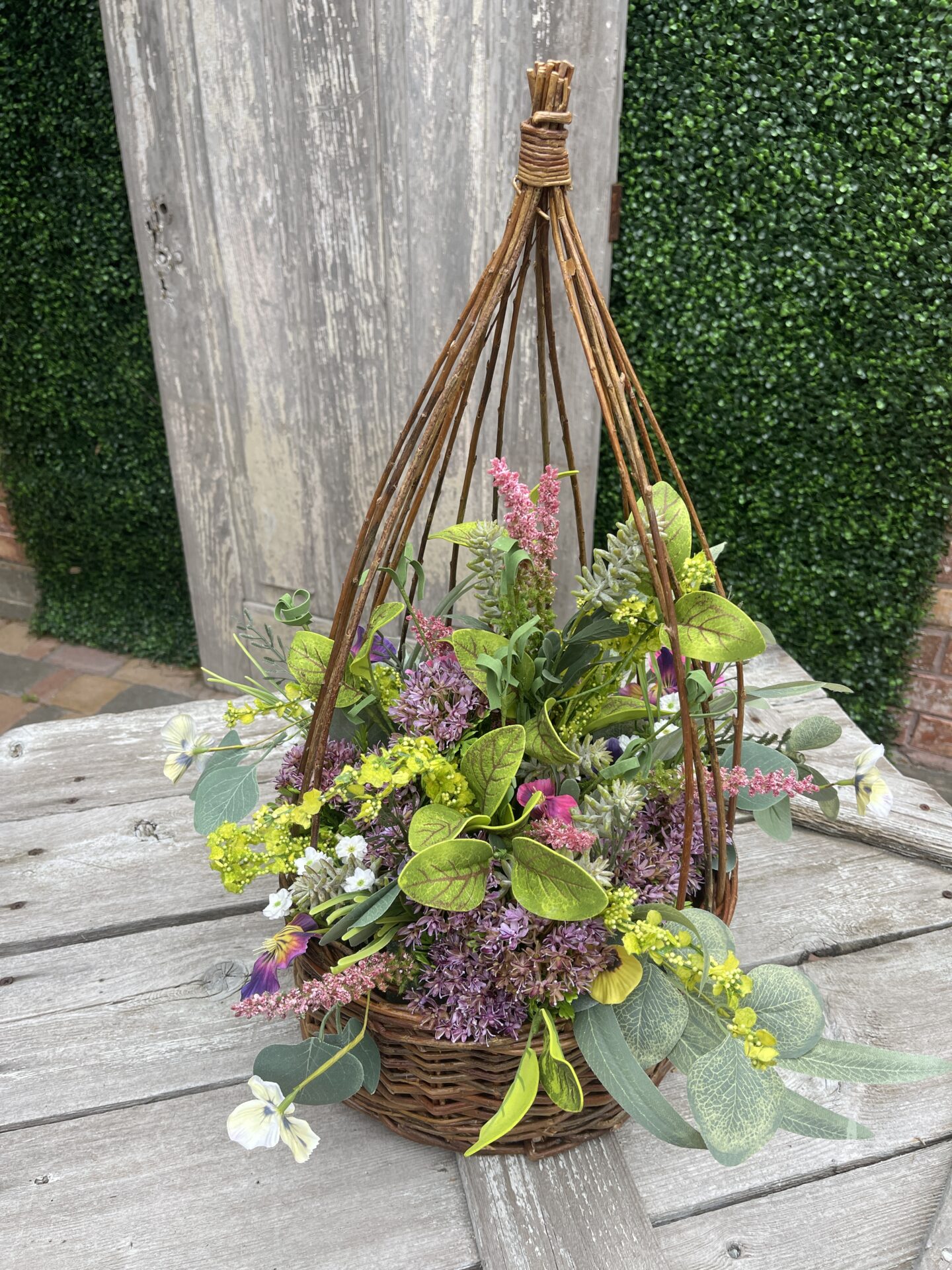 Wildflower Willow Basket Arrangement Kit Supply List - Kelea's Florals