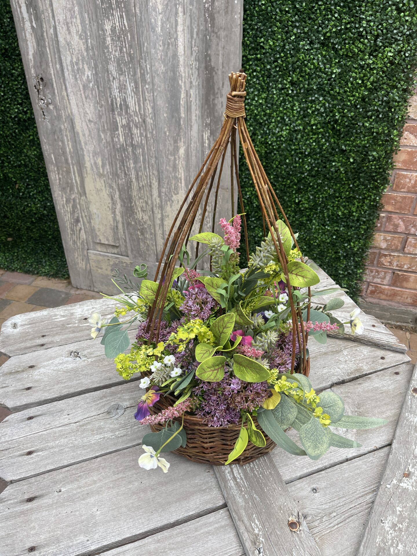 Wildflower Willow Basket Arrangement Kit Supply List - Kelea's Florals