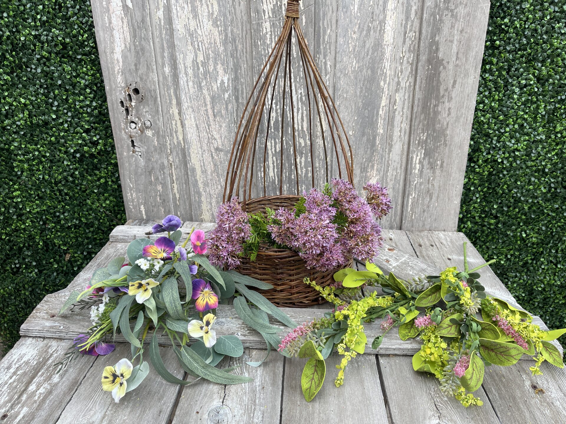 Wildflower Willow Basket Arrangement Kit Supply List - Kelea's Florals