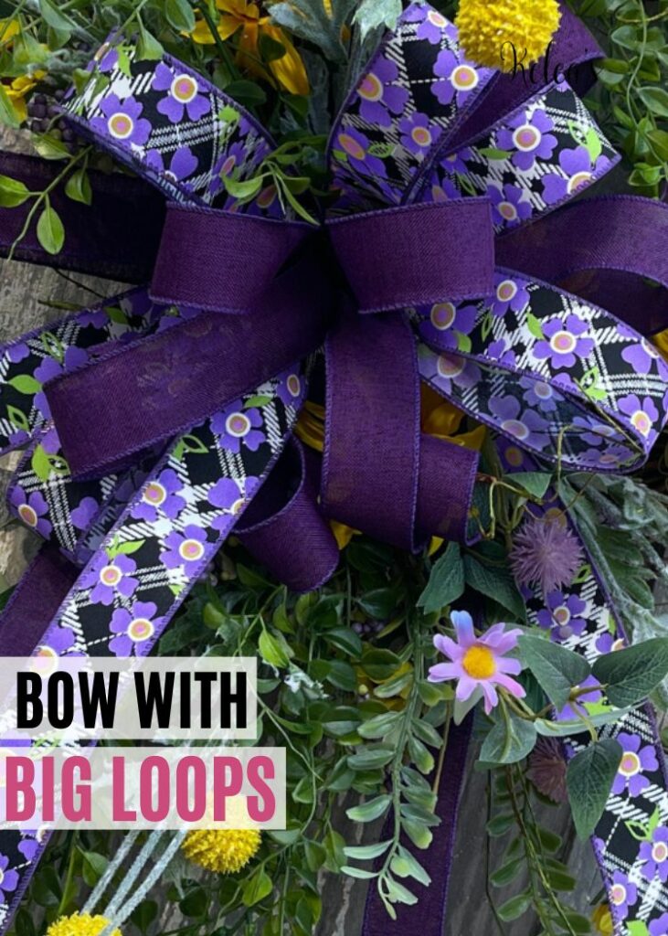 Create a Bow with Big Loops - Kelea's Florals