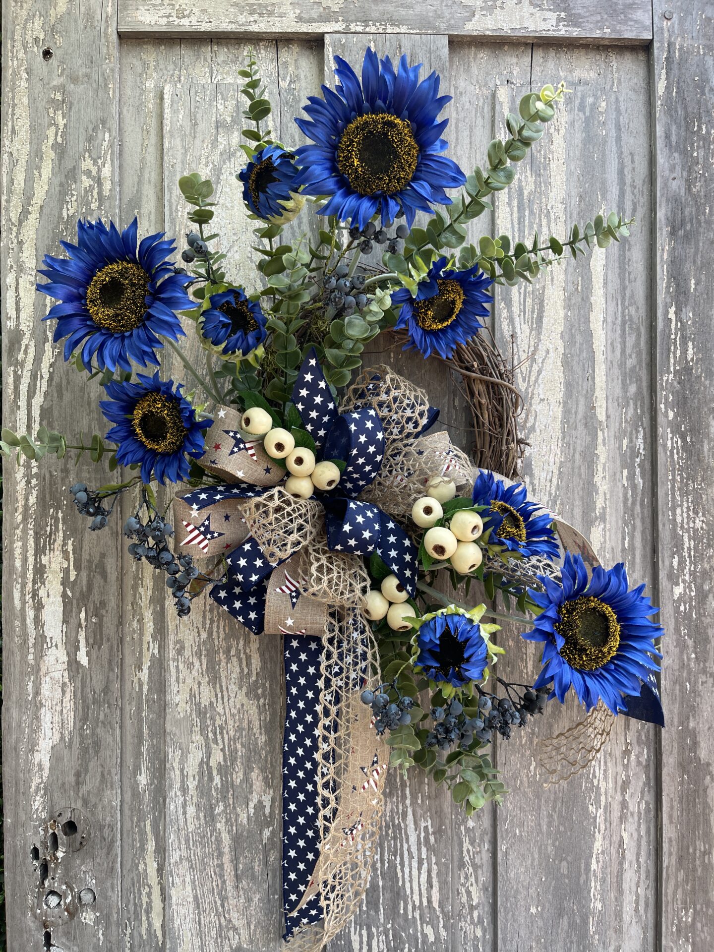 KDS Tutorial Stars and Stripes Ribbon Wreath Supply List - Kelea's Florals