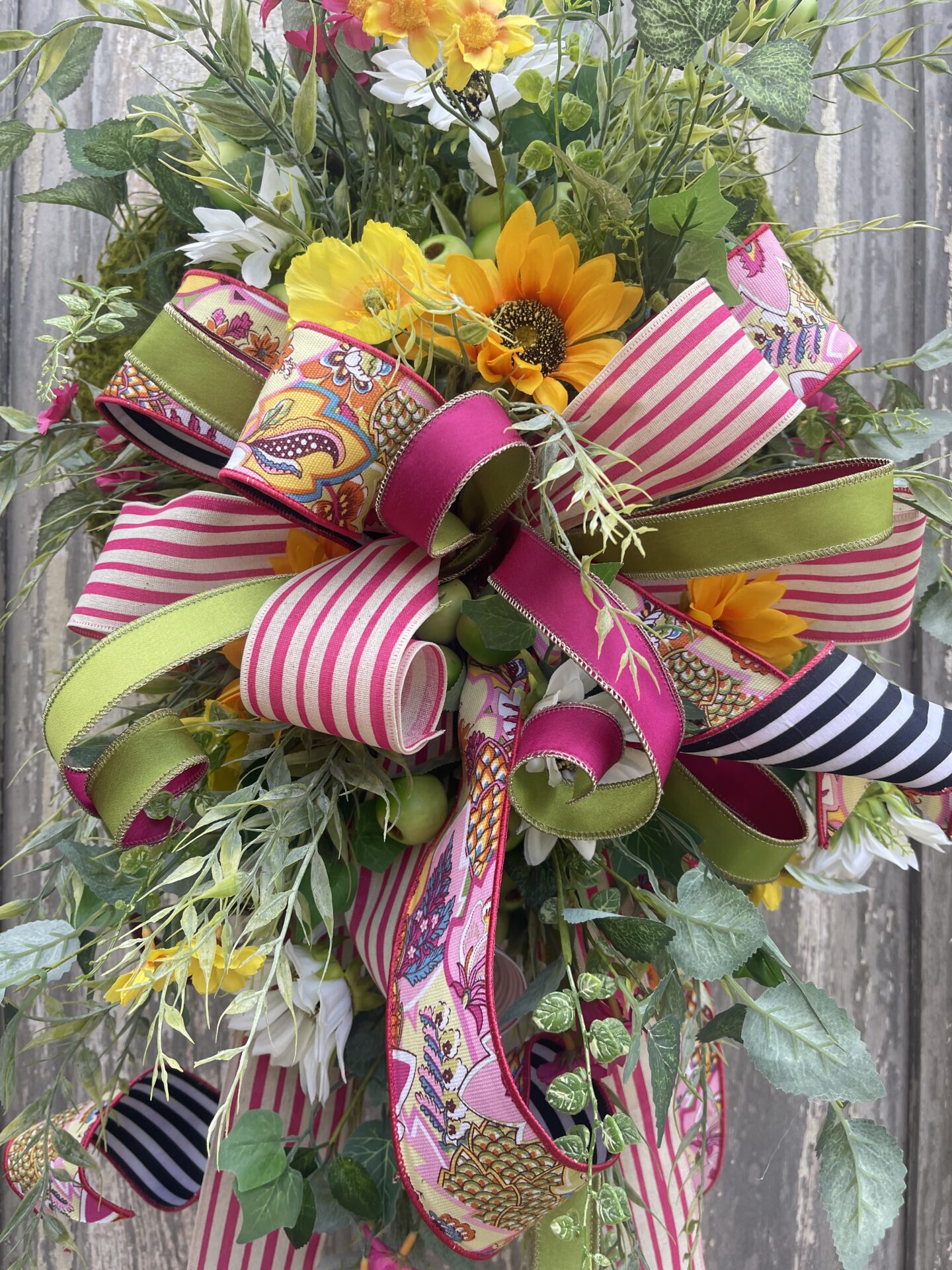 KDS Tutorial Hot Pink Summer Fun Wreath Supply List - Kelea's Florals