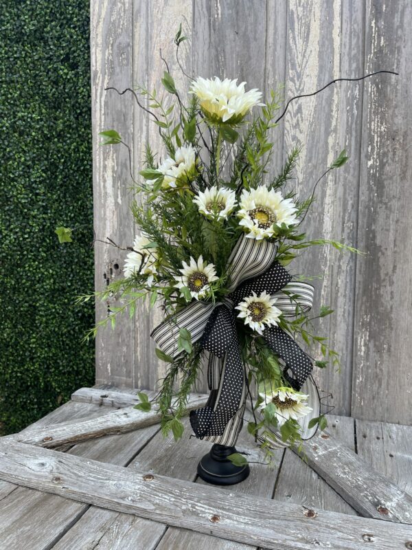 KDS Tutorial Sunflower Candlestick Floral Arrangement Supply List ...