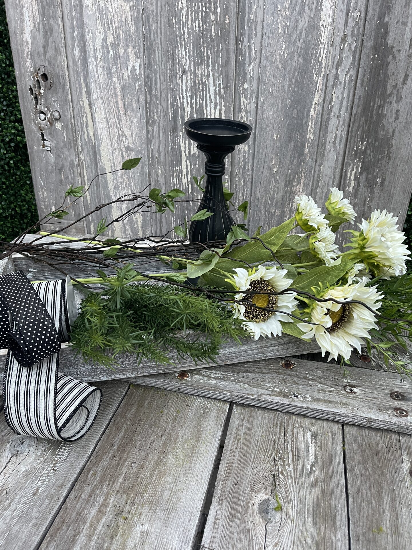 KDS Tutorial Sunflower Candlestick Floral Arrangement Supply List ...