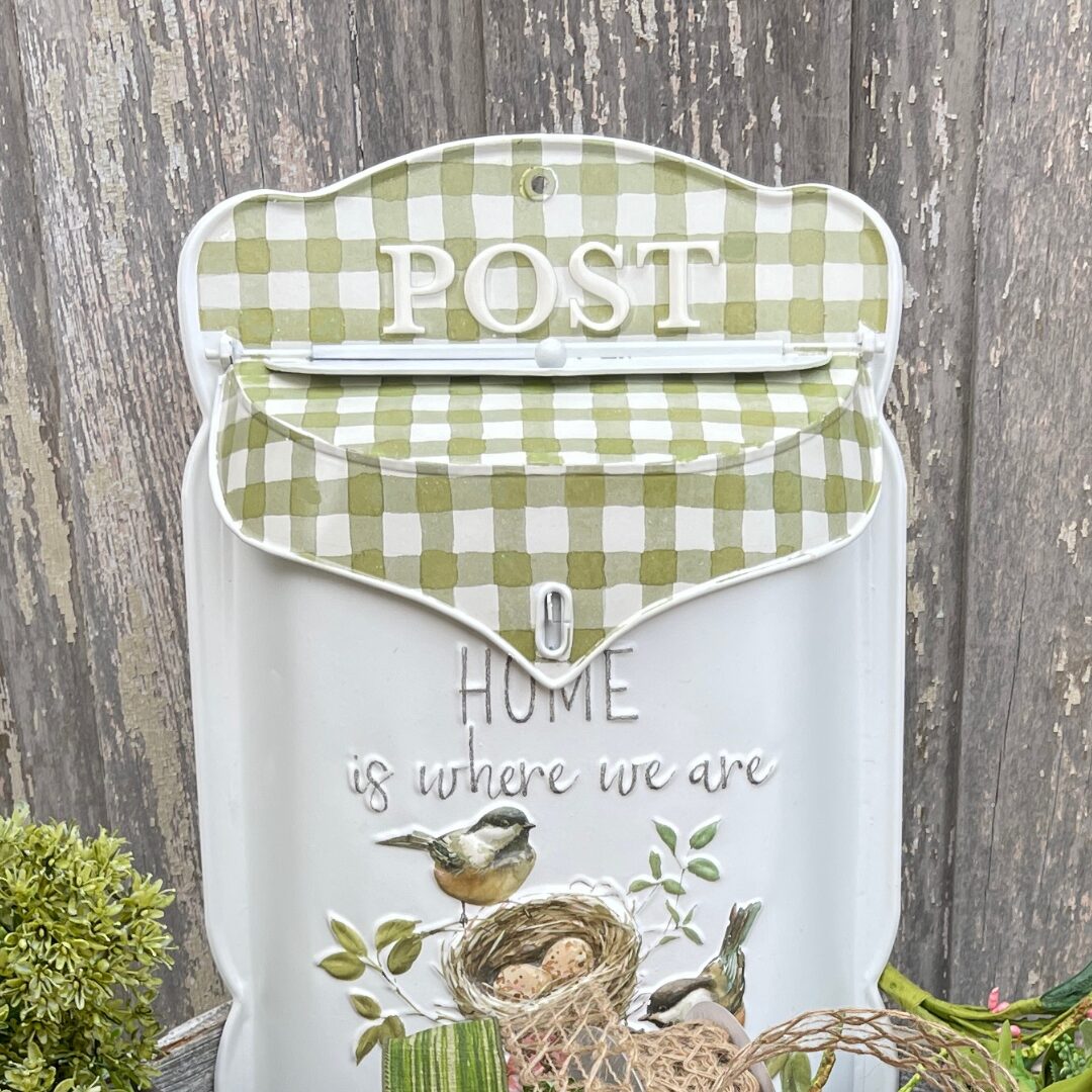 Metal Embossed Bird Post Box - Kelea's Florals