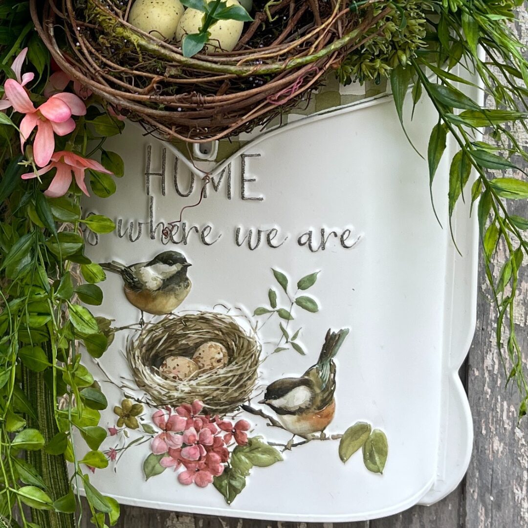 Metal Embossed Bird Post Box - Kelea's Florals