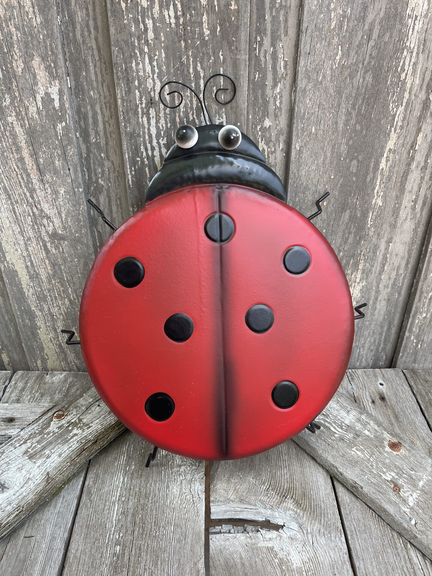 Metal Ladybug with Legs - Kelea's Florals
