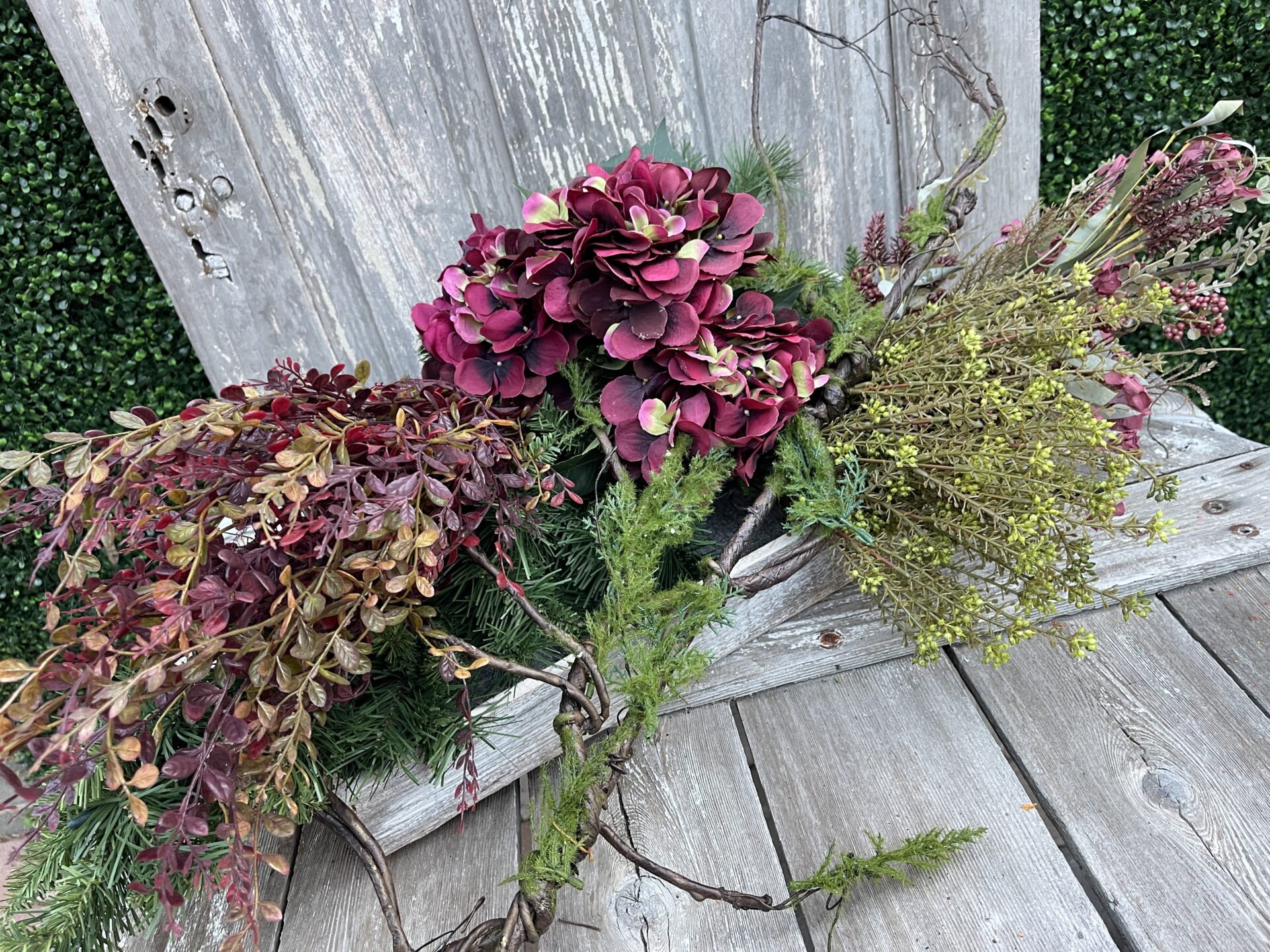 KDS Tutorial Mauve Fall Swag Supply List - Kelea's Florals