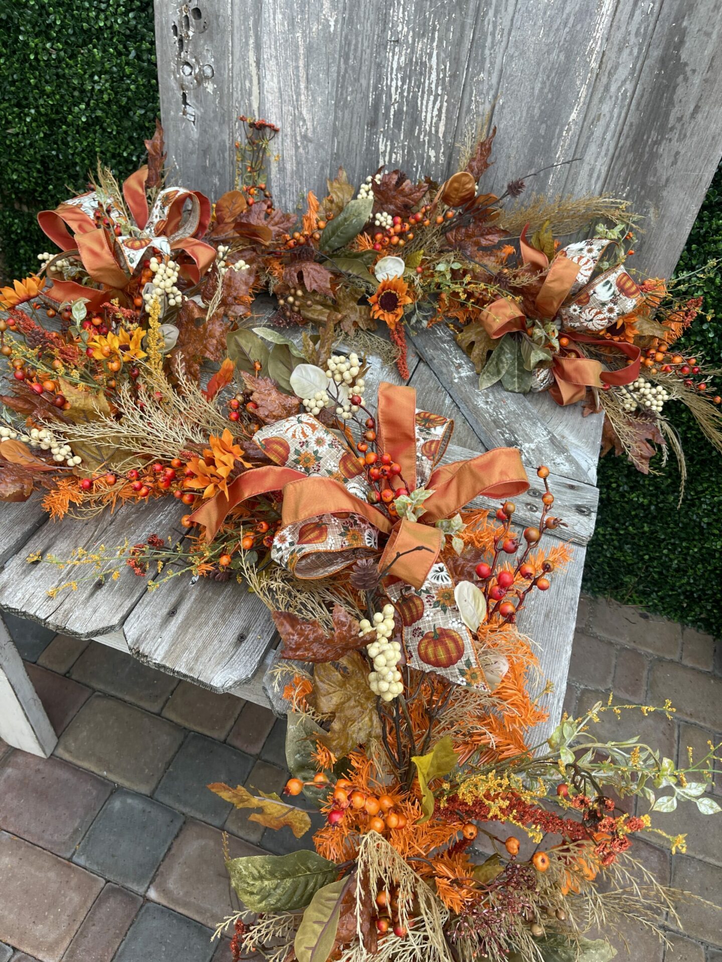 KDS Tutorial Fall Leaf Berry Garland Supply List - Kelea's Florals