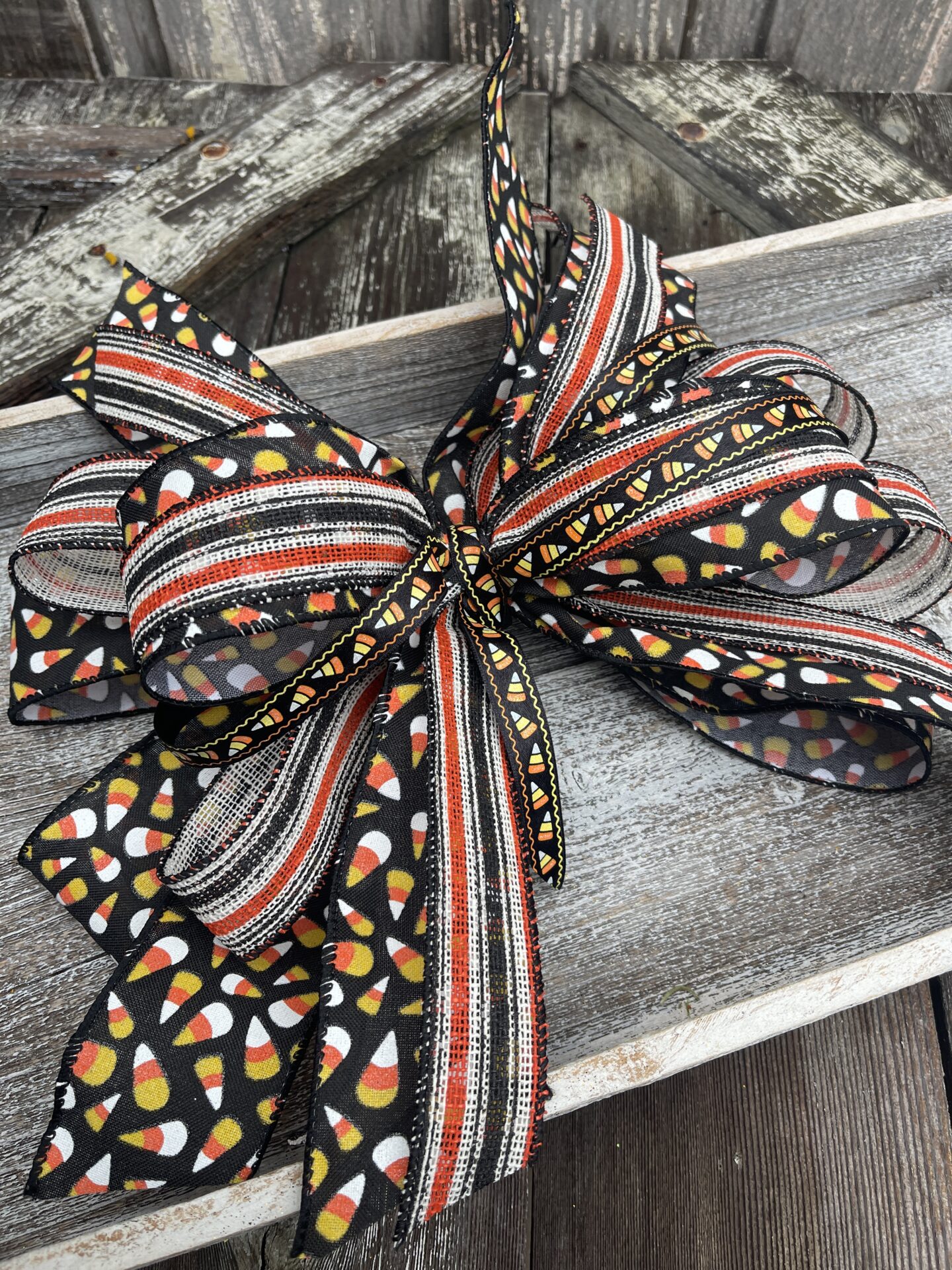 Unique Stacked Halloween Bow DIY Supply List - Kelea's Florals