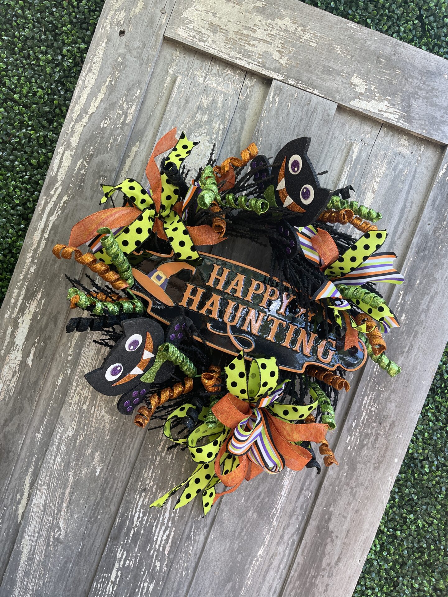 Batty Happy Haunting Wreath Kit Supply List - Kelea's Florals