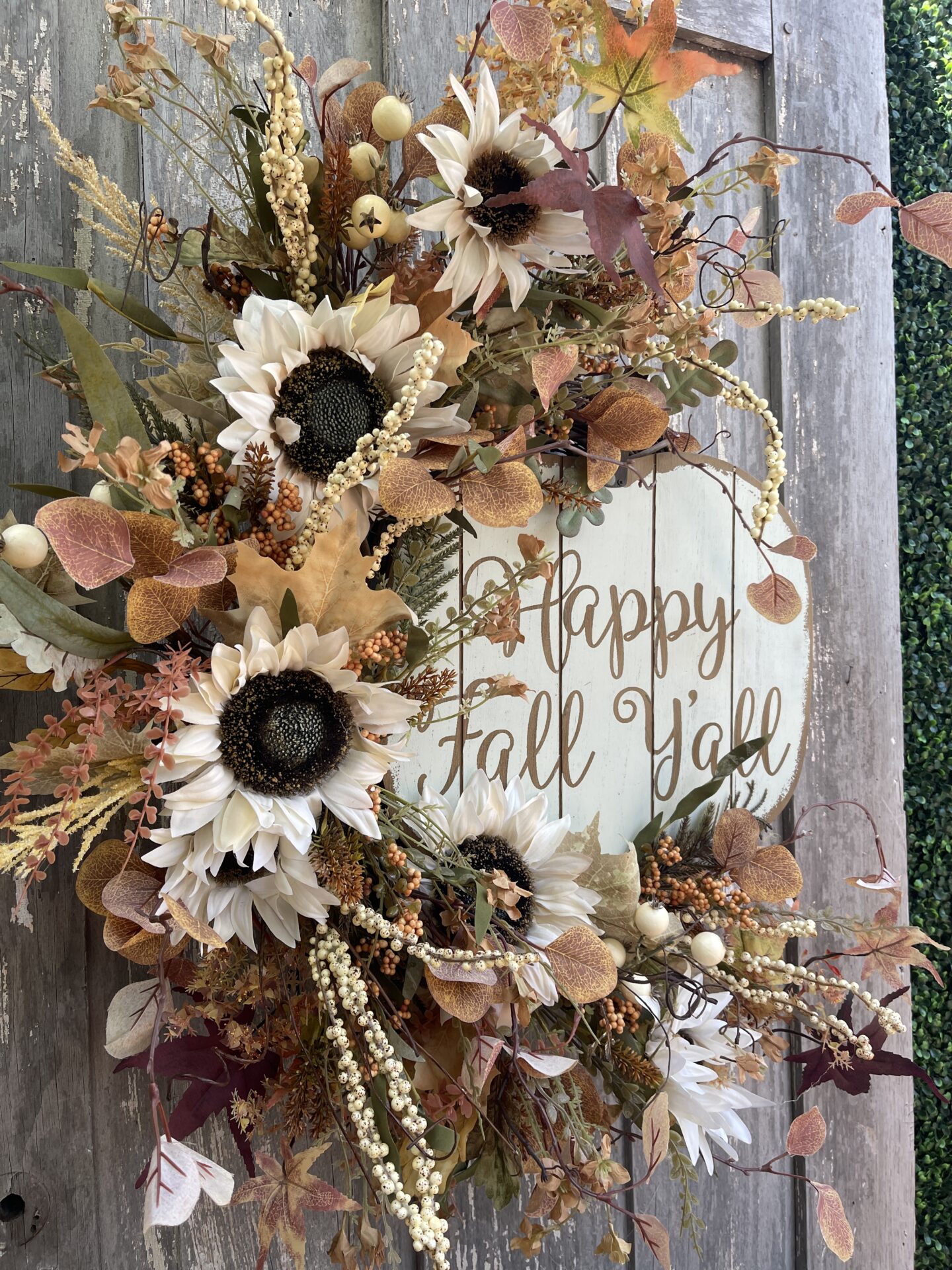 KDS LIVE Happy Fall Yall Wreath Supply List - Kelea's Florals