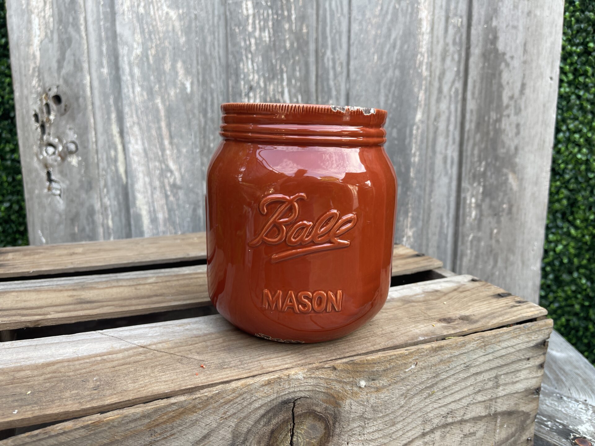 Ceramic Jar in Rustic Brown - Kelea's Florals