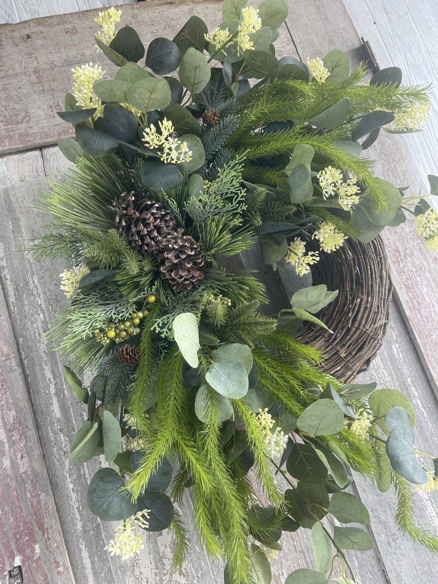 KDS Live Trending Greenery Wreath Supply List - Kelea's Florals
