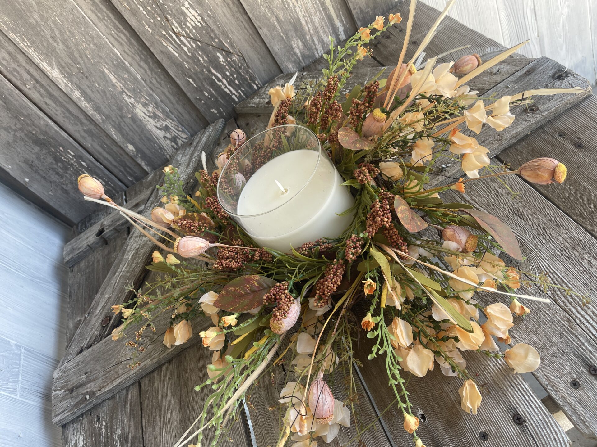 Cozy Cottage Fall Wreath or Candle Ring Kit Supply List - Kelea's Florals