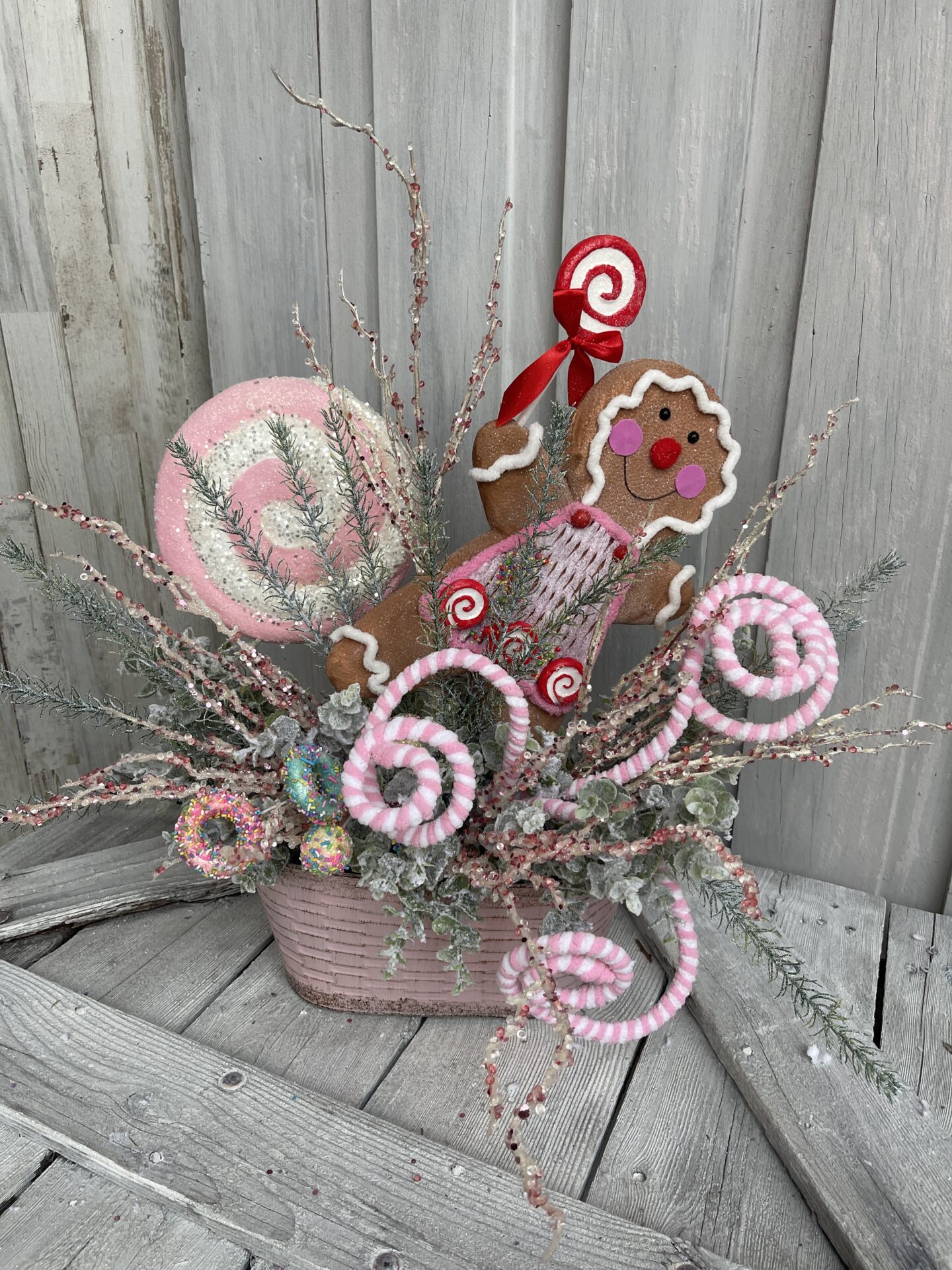 Pink Wonderland Mica Ornament Ncu0vh047 Free Pink Christmas Candy ...
