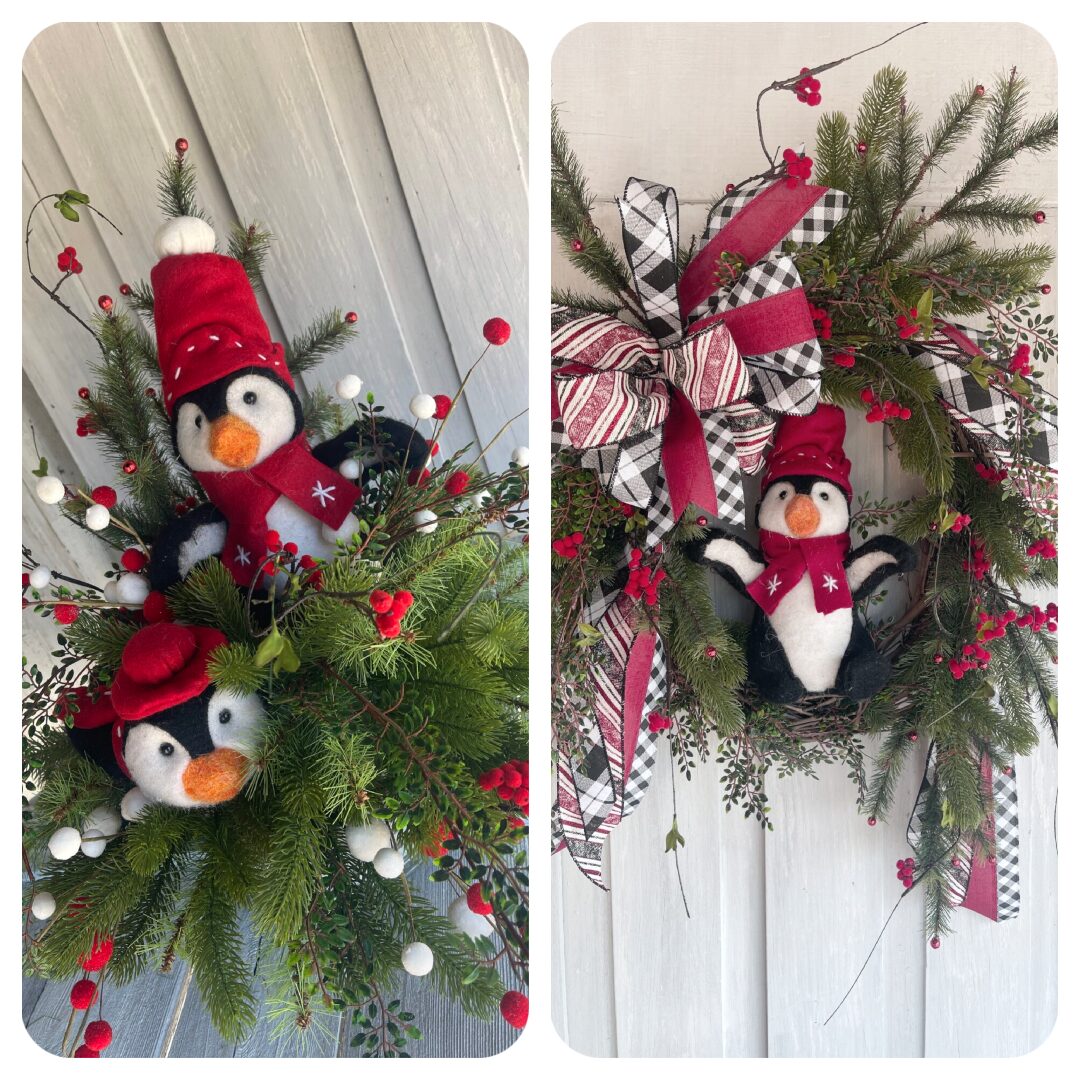 Winter Decor Penguin Collection - Kelea's Florals
