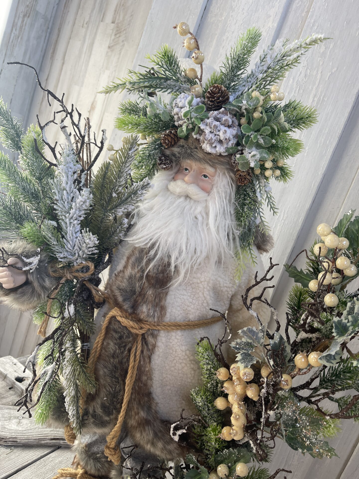 KDS Tutorial Woodland Santa Makeover Supply List - Kelea's Florals