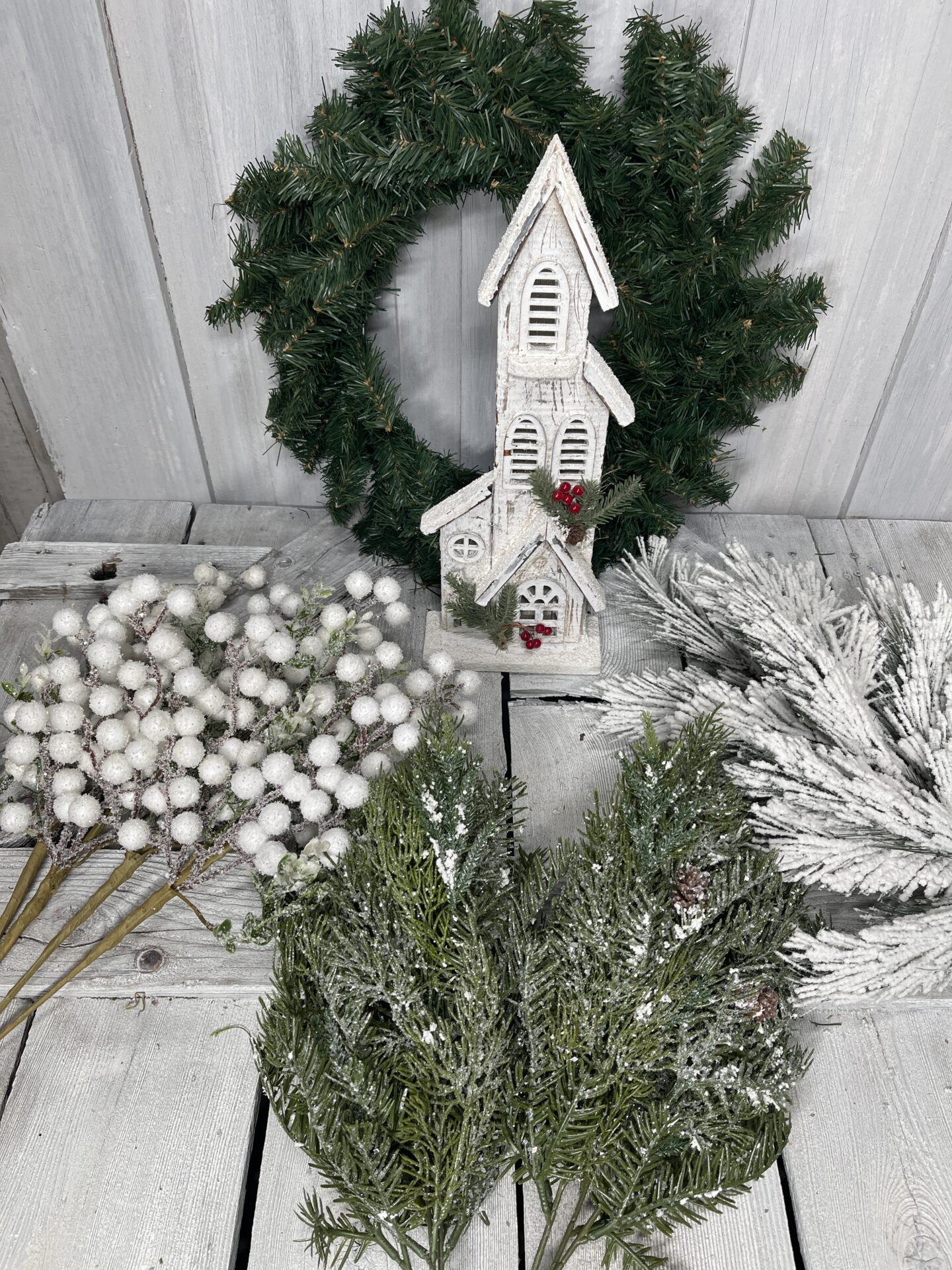 Winter WonderLand Church Wreath Kit - Kelea's Florals