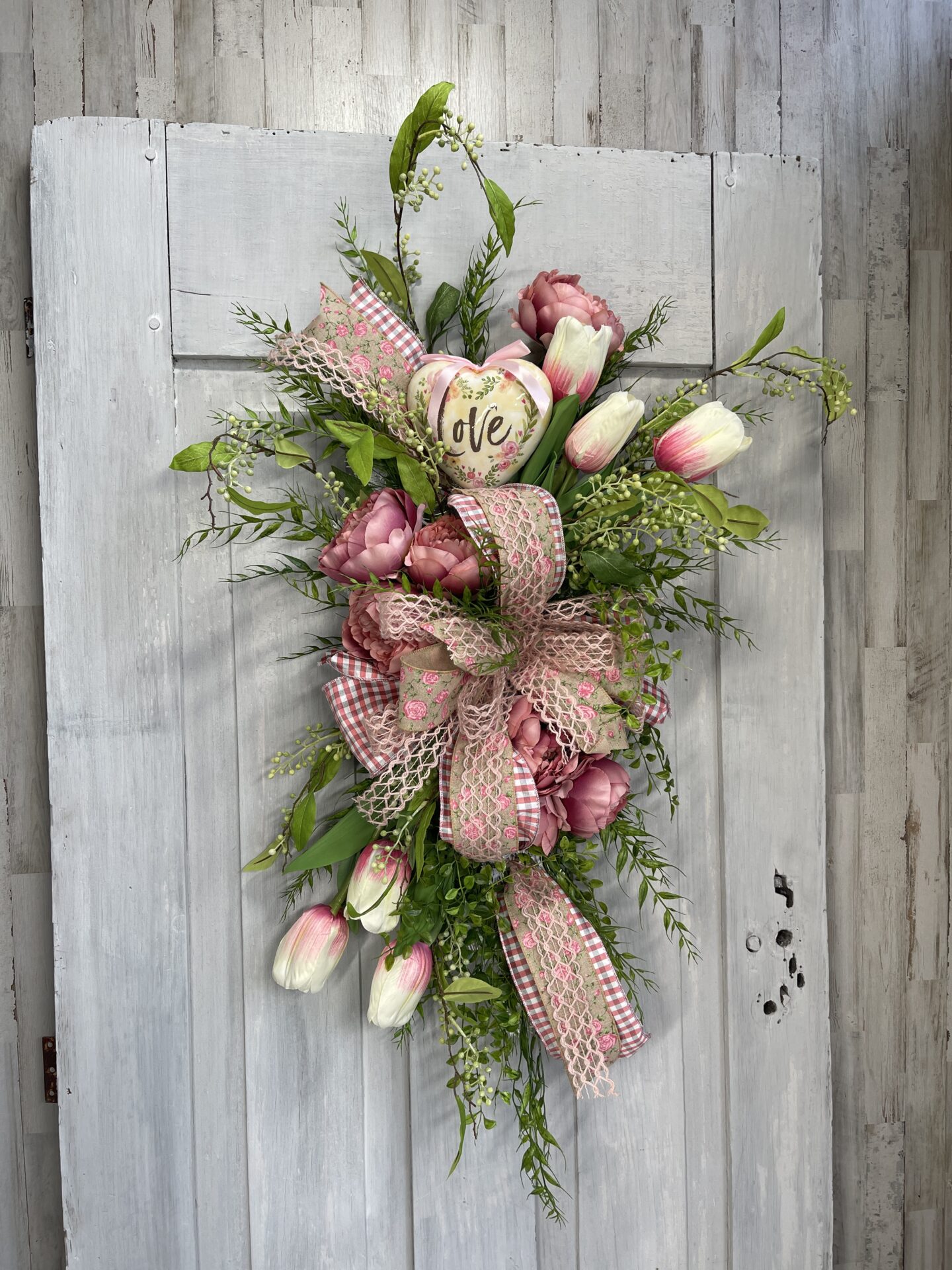 KDS Tutorial Soft and Sweet Valentine Swag Supply List - Kelea's Florals