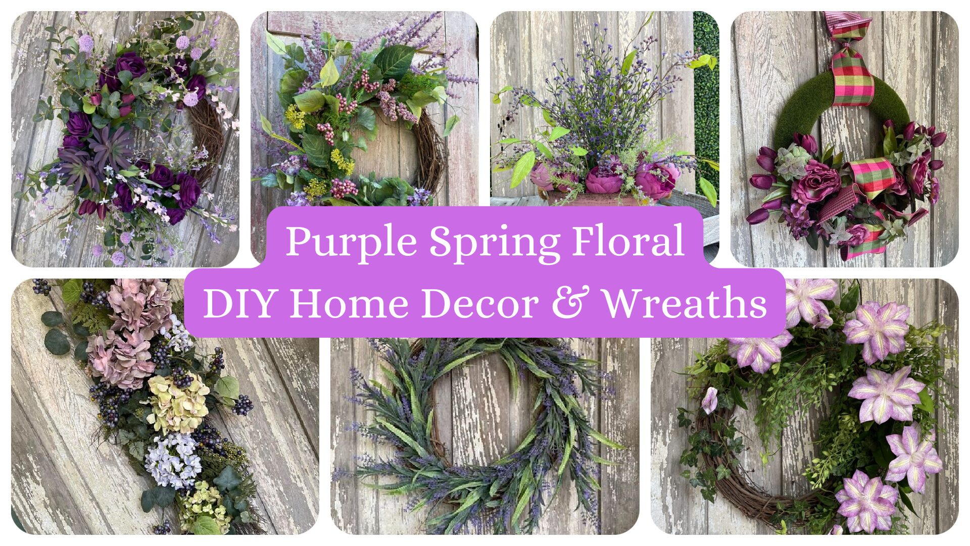 Purple Spring Floral Compilation – Bring the Look of Fresh Blooms to ...