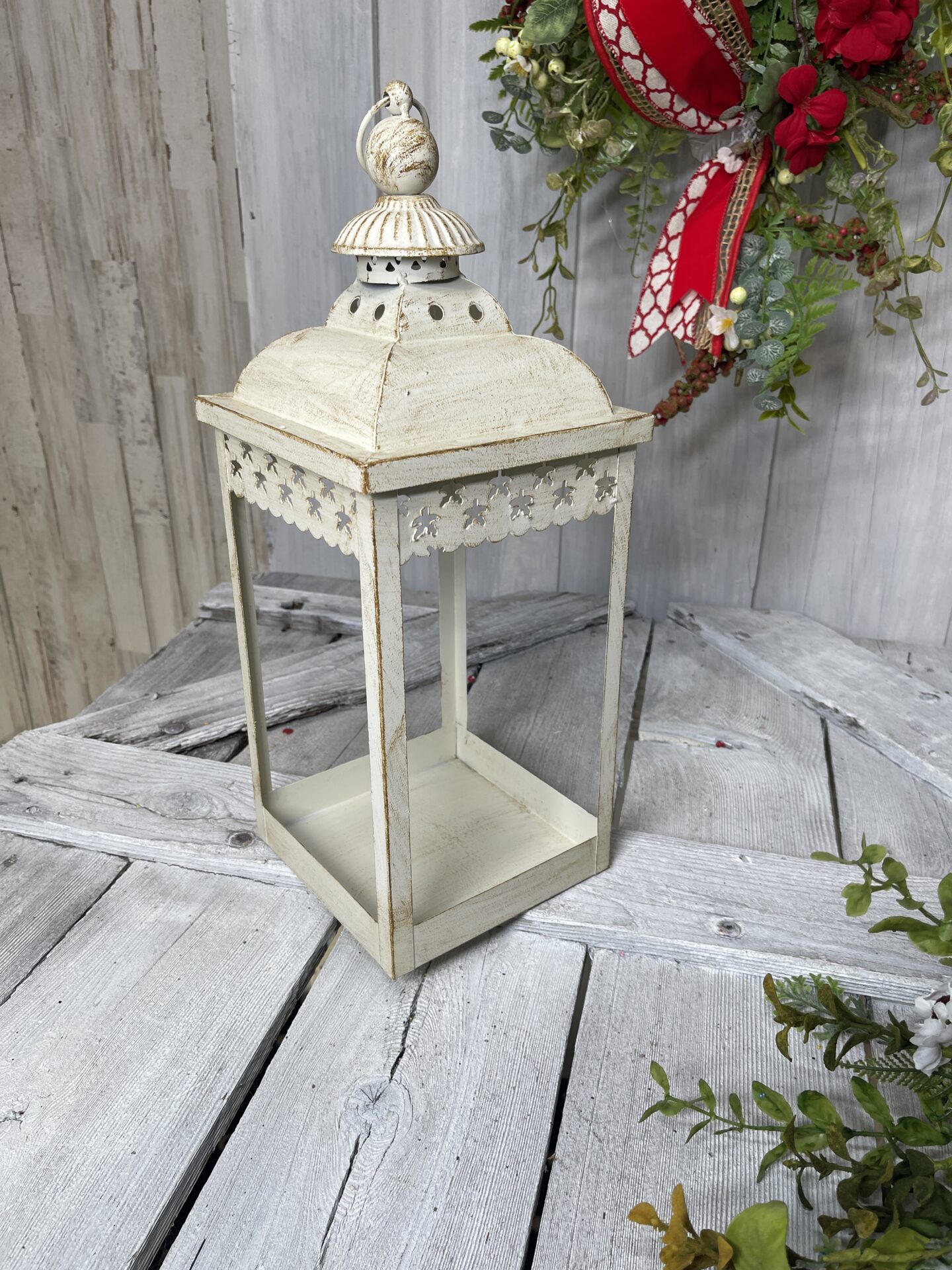 Metal Open Lantern, No Glass - Kelea's Florals