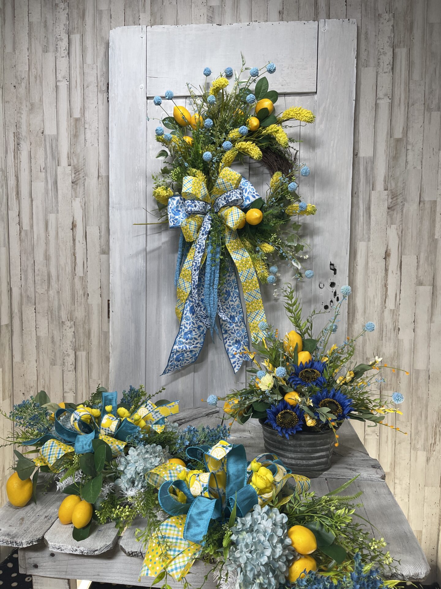 Lemon and Teal Collection - Kelea's Florals