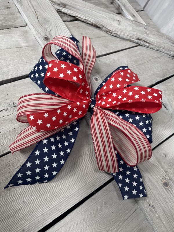 Patriotic Funky Bow Supply List - Kelea's Florals