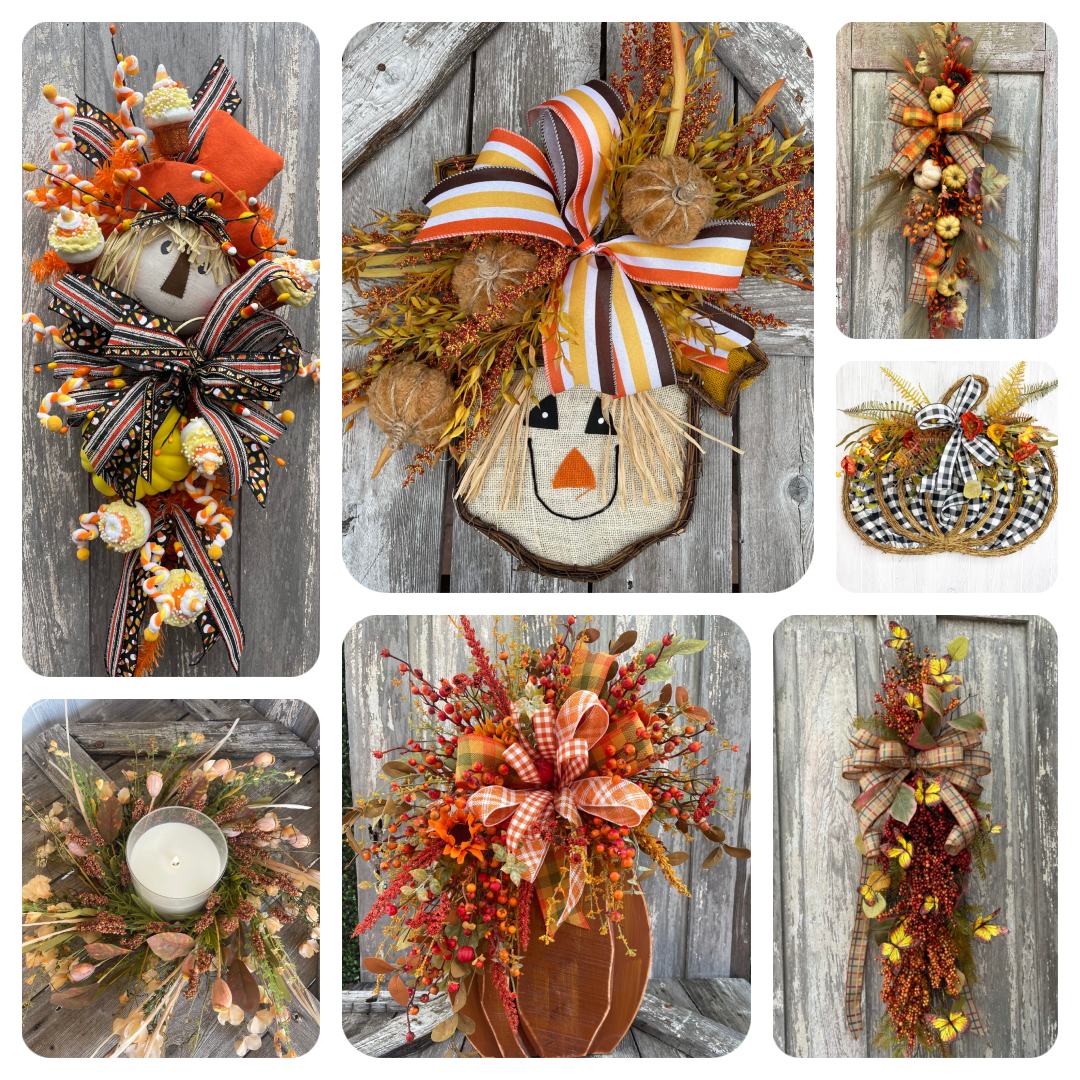 Fall Wreath Kits and More For Autumn Compilation - Kelea's Florals