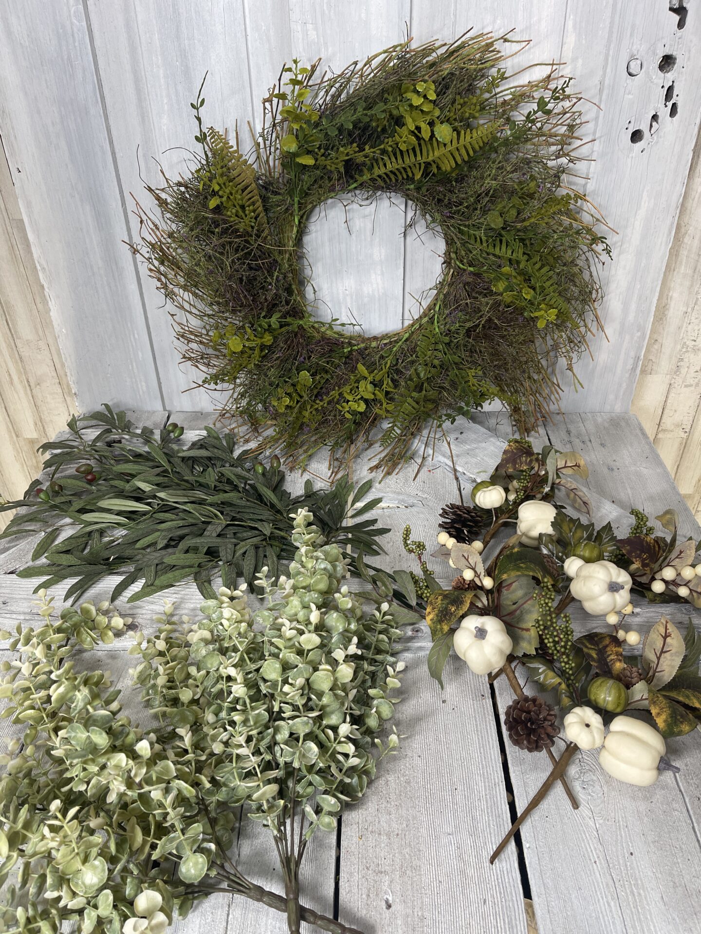 Autumn Harvest Cottage Workshop French Cottage Fall Wreath Kit - Kelea ...