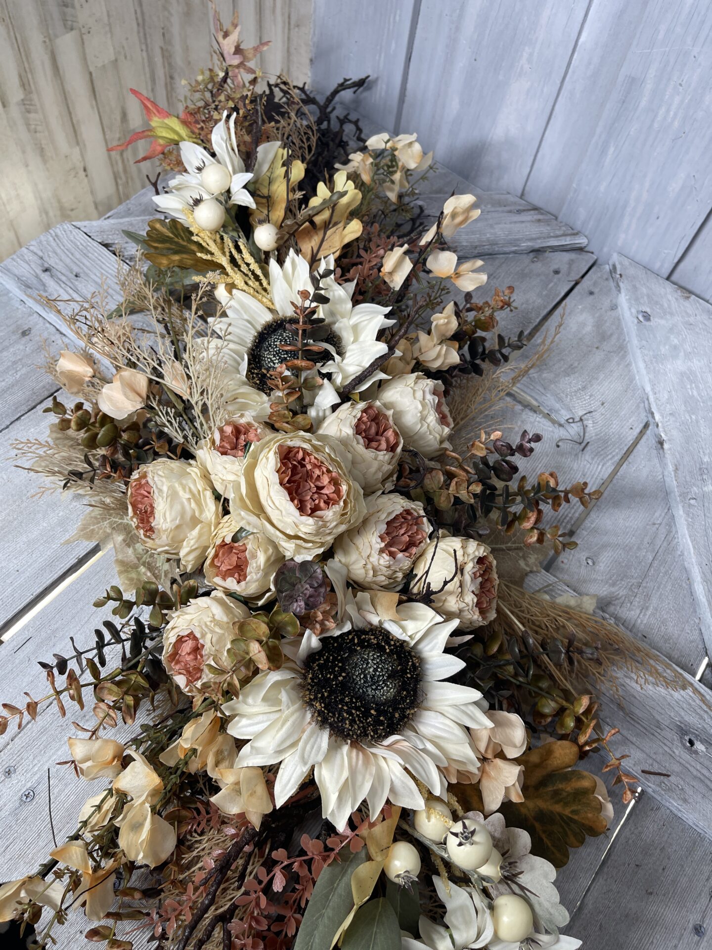 Keleas Autumn Harvest Cottage Workshop Fall Long Cottage Table Swag Kit ...