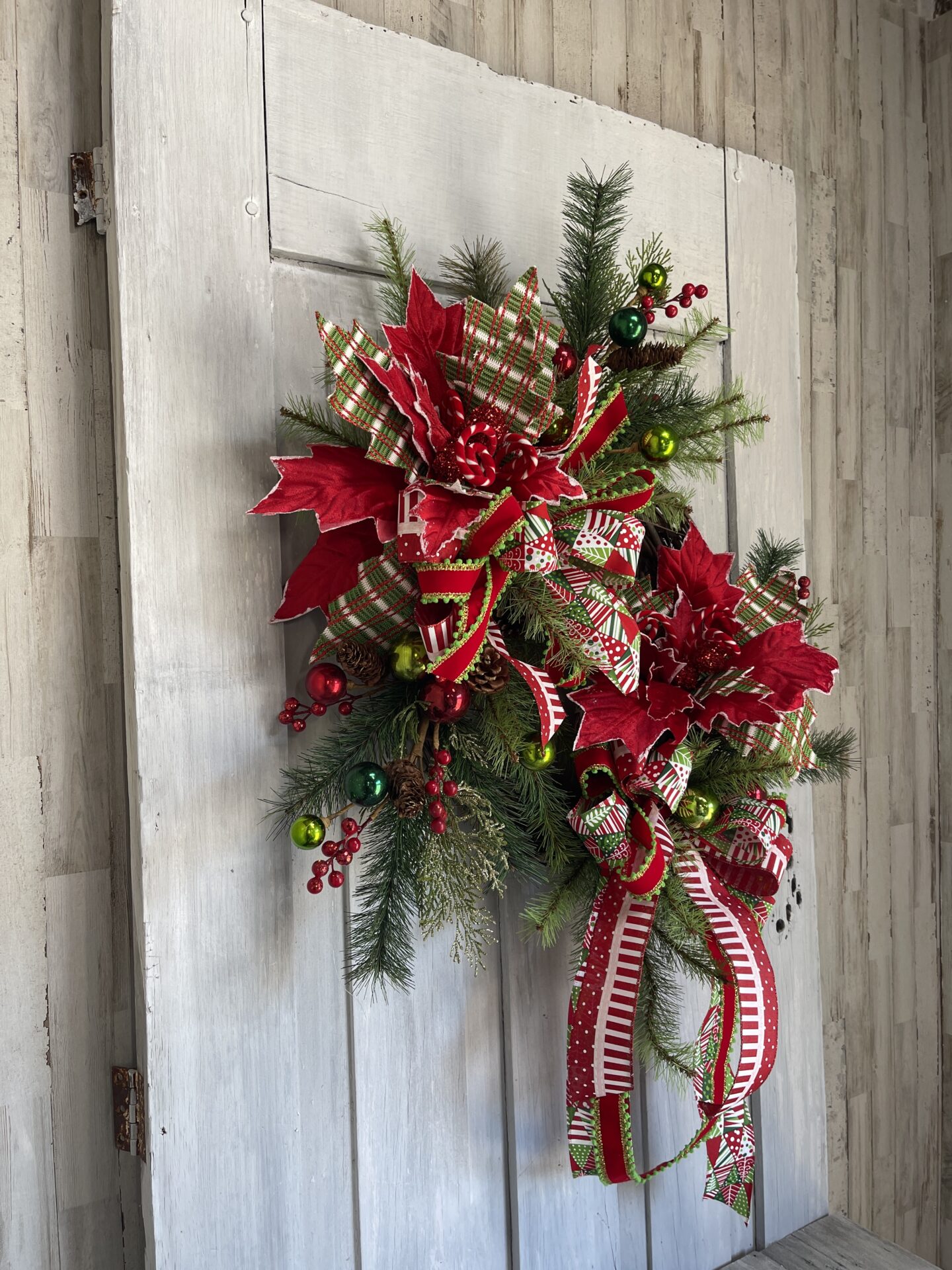 KDS Tutorial Plaid Poinsettia Traditional Wreath Supply List - Kelea's ...