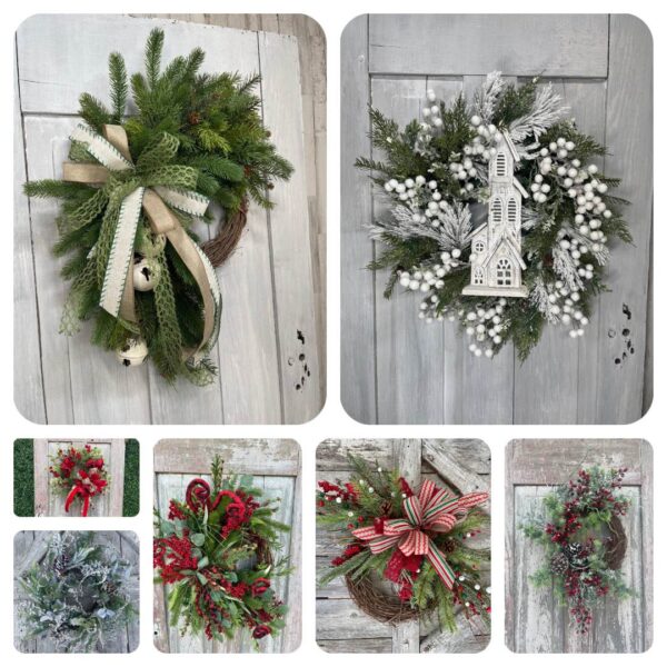 Rustic Christmas Wreath Compilation | Farmhouse & Woodland Holiday ...