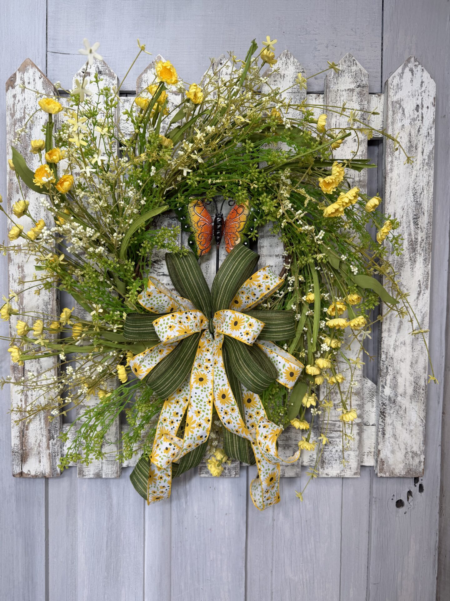 Butterflies and Sunshine Wreath Kit - Kelea's Florals